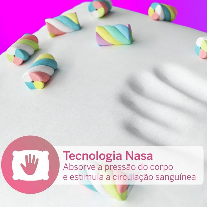 Travesseiro Fibrasca Nasa Alto Macio Marshmallow Travesseiro Fibrasca Nasa Alto Macio Marshmallow