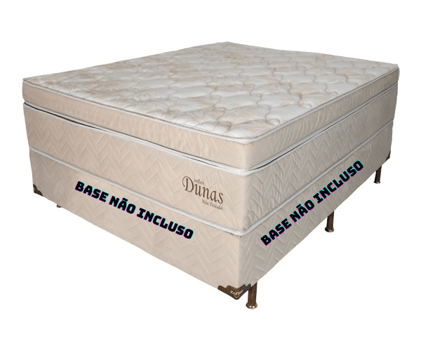 Colchão Casal Zeflex 138x188x35 Dunas Com Eurotop Bege